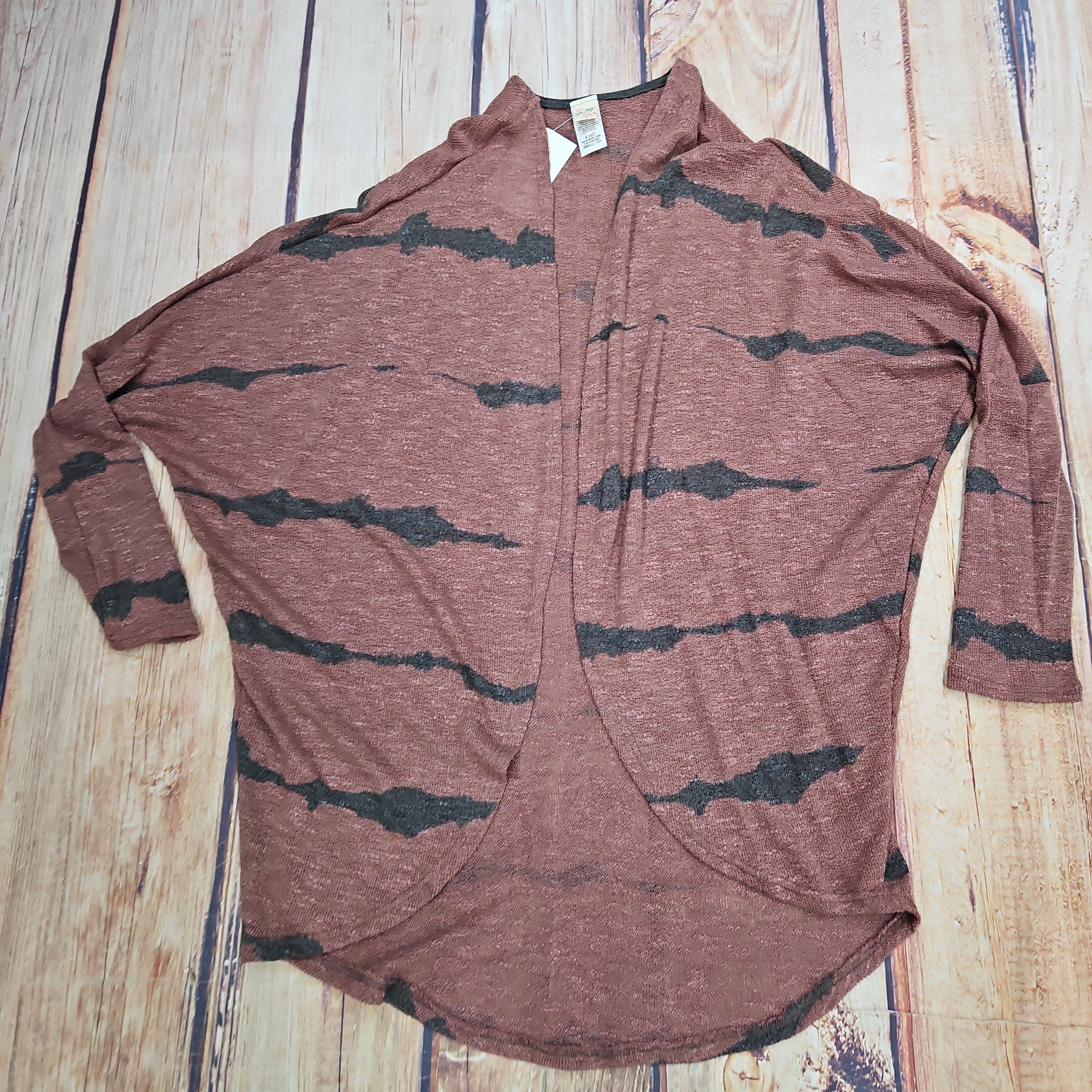 7TH RAY DUSTY ROSE /CHARCOAL STRIPE LONG CAMI – Walkers Clothing and Shoes